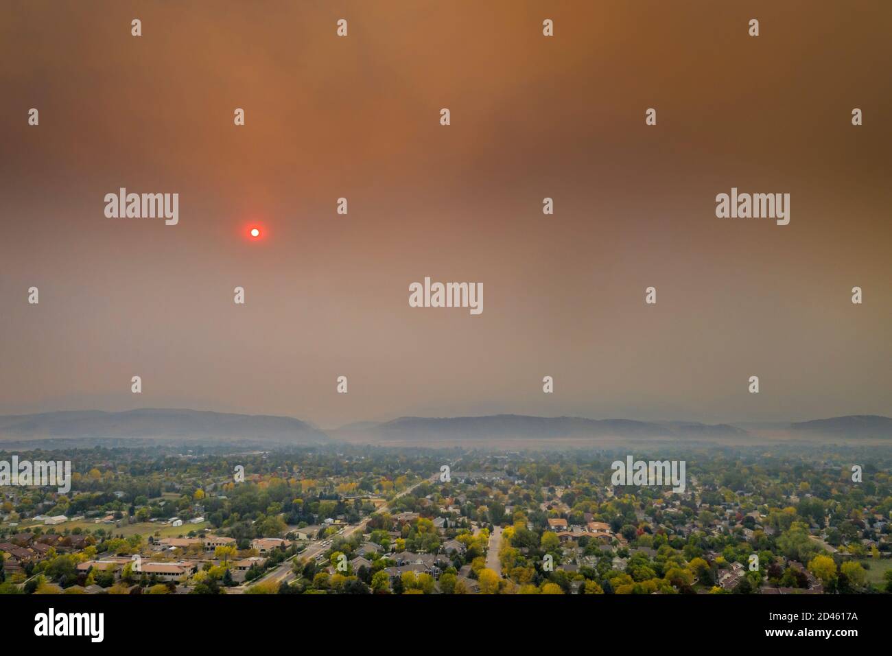 smoke from Cameron Peak (CO) and Mullen (WY) Fires (October 2020) over ...