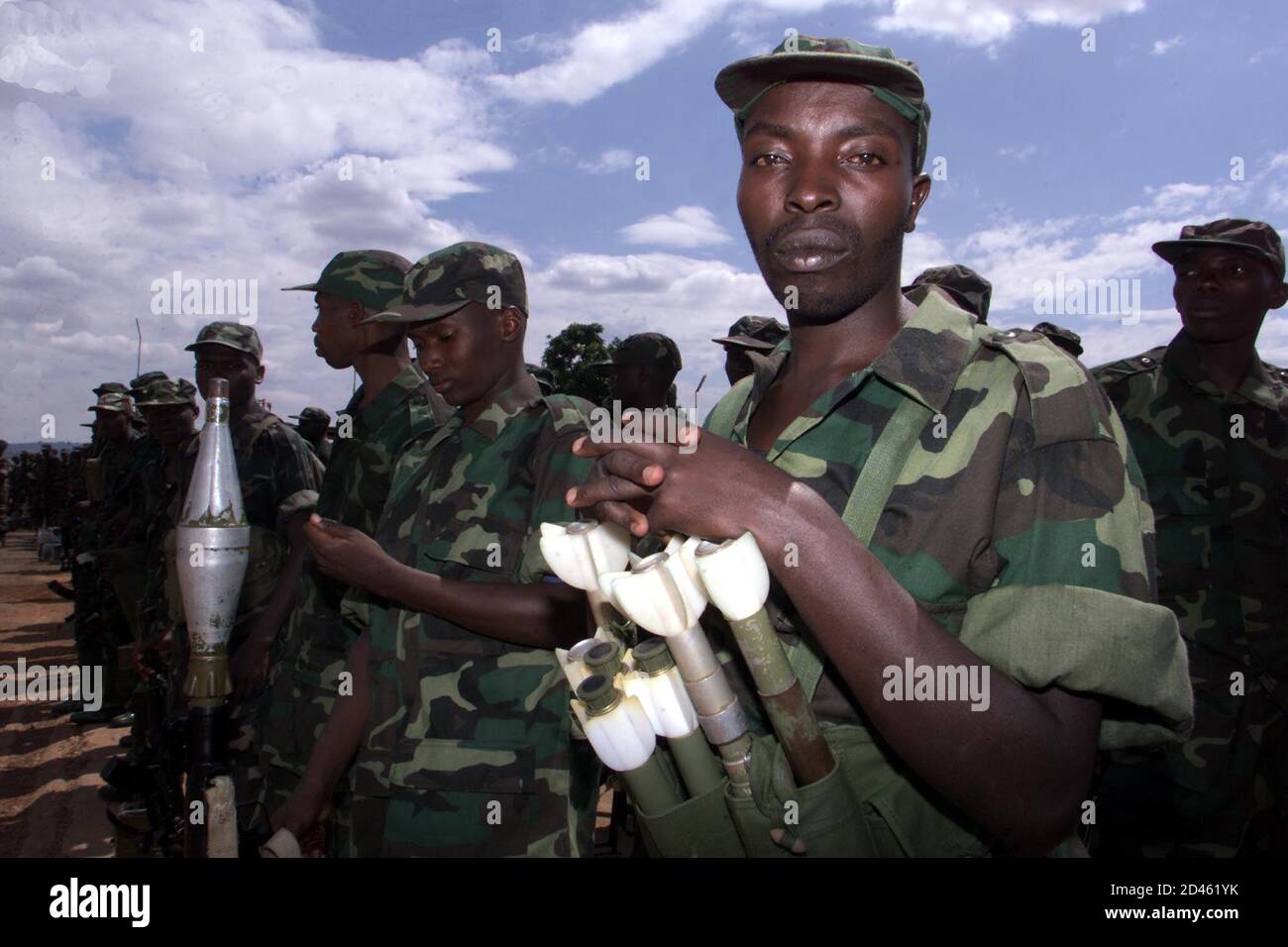 Rwandan civil war soldier hi-res stock photography and images - Alamy