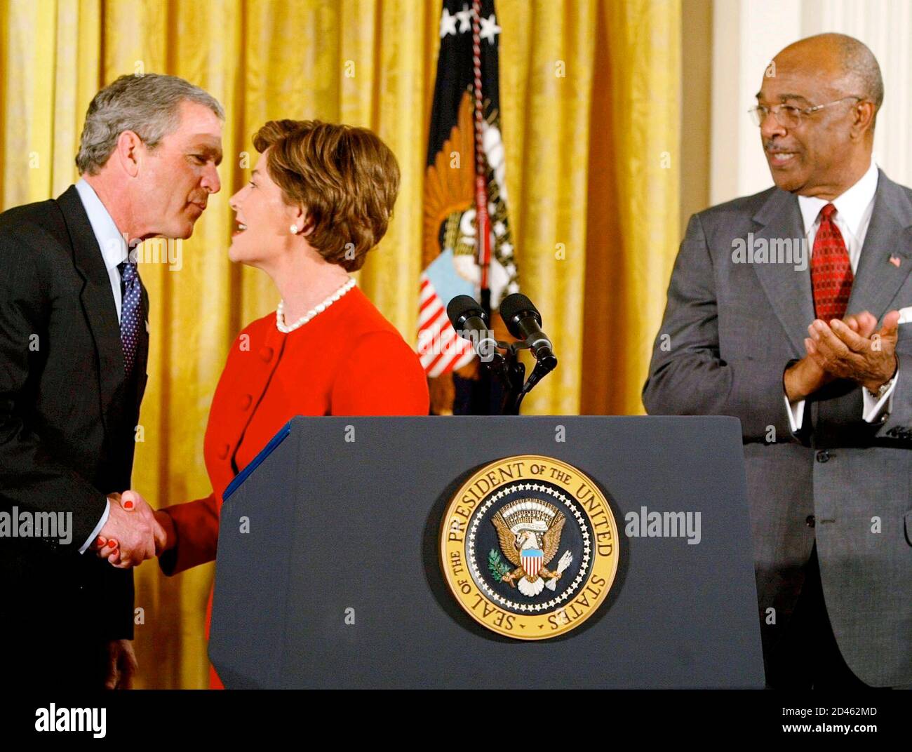 Laura bush child hi-res stock photography and images - Alamy