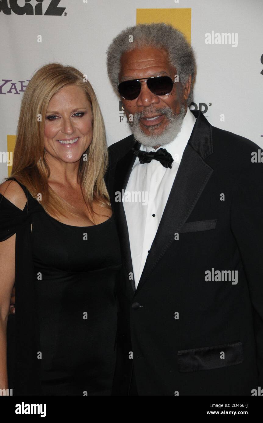 Morgan Freeman & Lori McCreary at 14th annual Hollywood Film Festival ...
