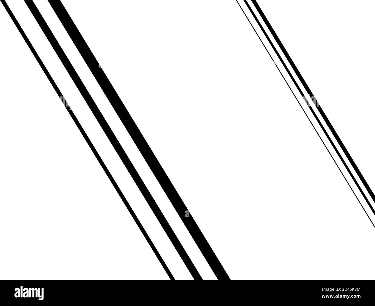 Diagonal, slating, oblique and skew lineal, linear striped liny ...