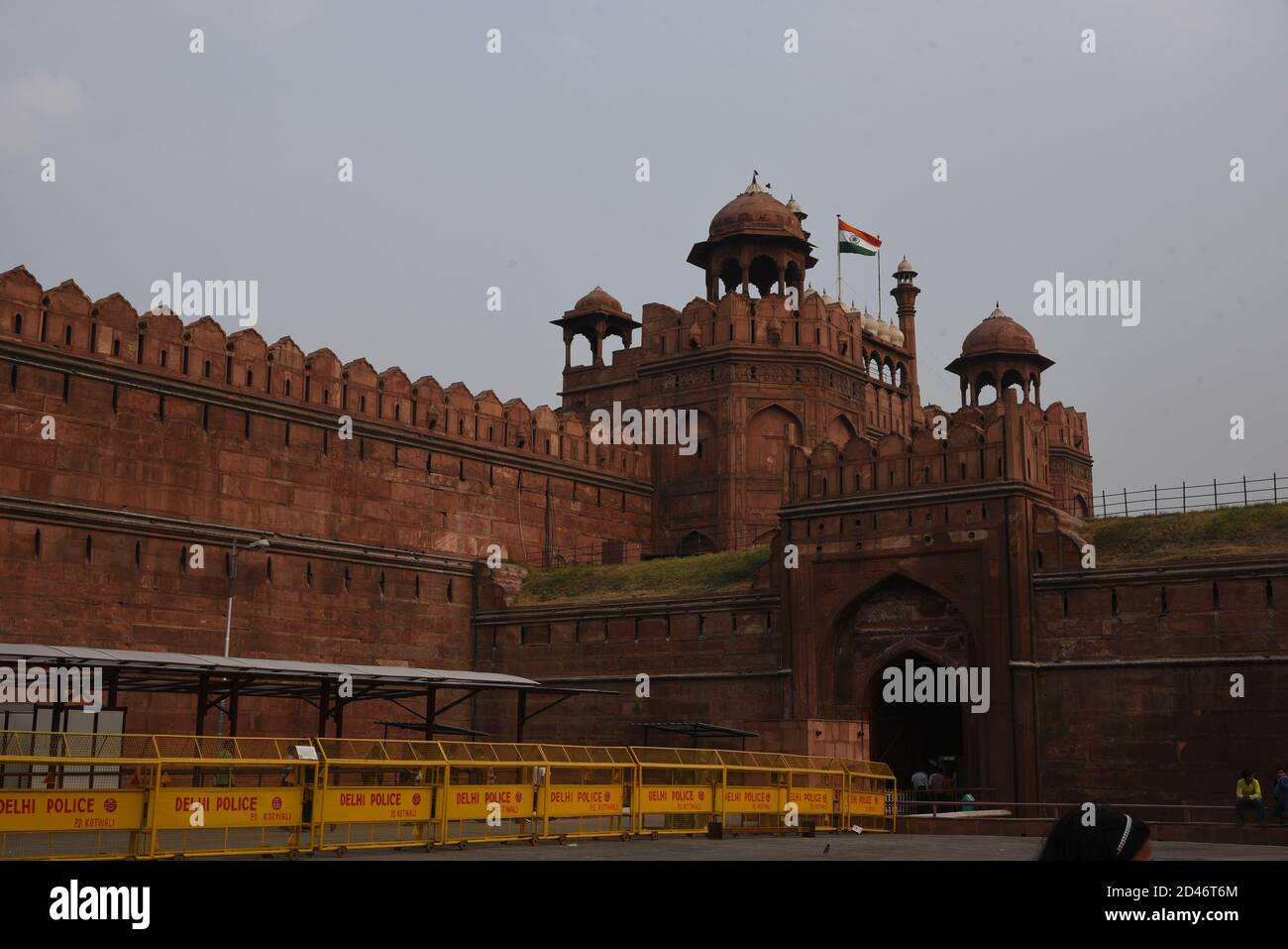 OLD DELHI Red Fort an ancient monument . Tourist attraction. Indian ...