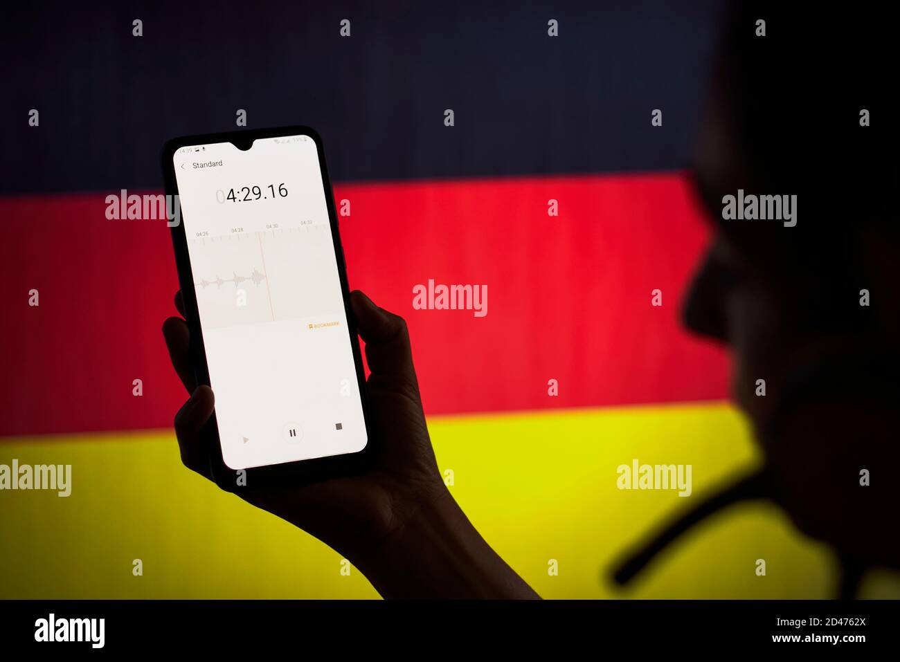 Germany Secret Service officer recording diplomatic conversations with ...