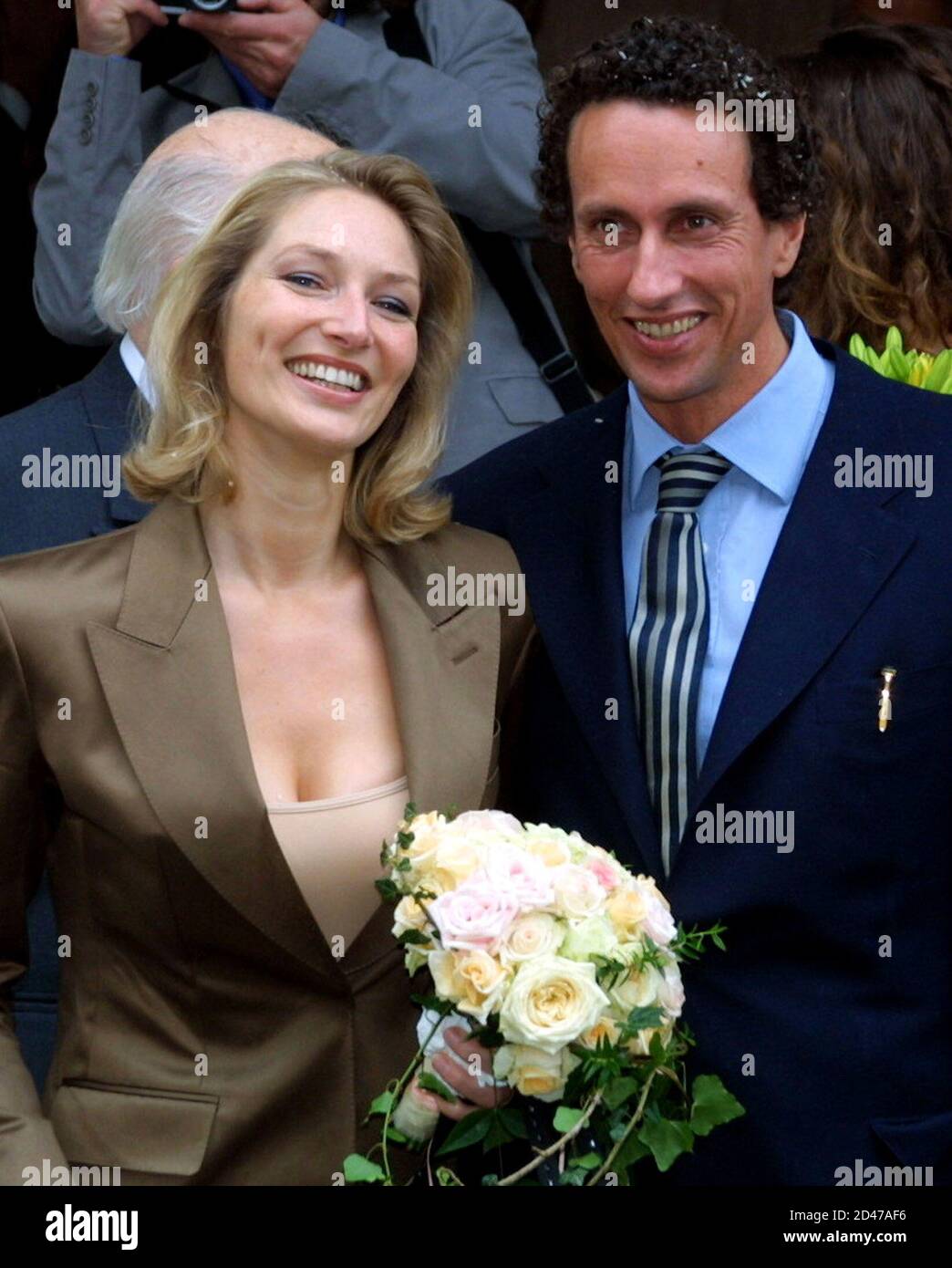 With his wife nathalie hi-res stock photography and images - Alamy