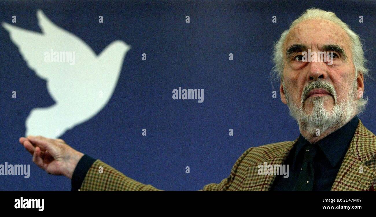 Christopher Lee And Actor High Resolution Stock Photography and Images ...