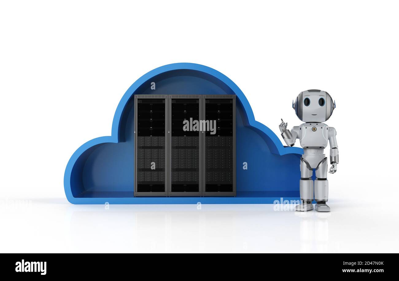 Cloud computing technology with 3d rendering server in cloud and ...
