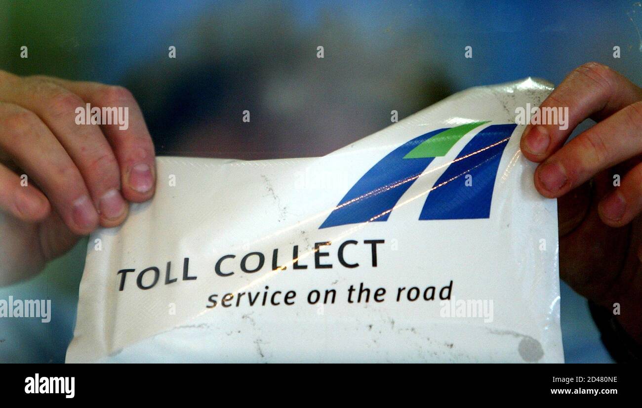 Toll sticker hi-res stock photography and images - Alamy