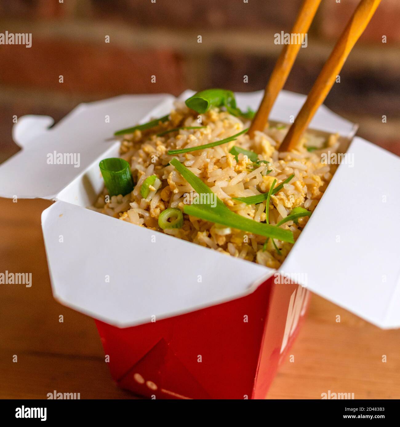 Fried rice in take away container hi-res stock photography and images ...