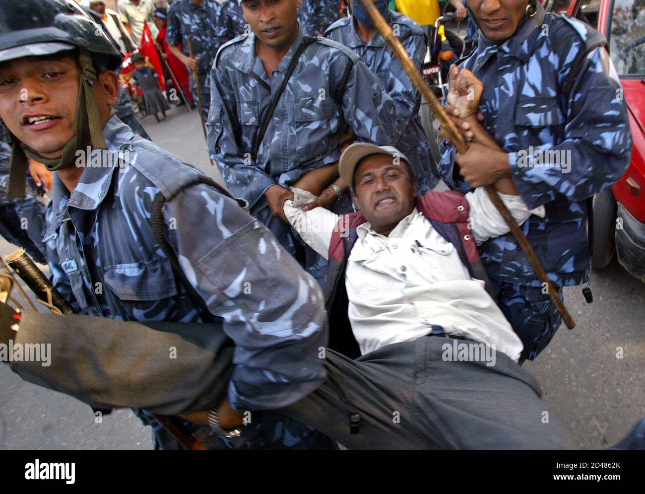 Nepalese police man hi-res stock photography and images - Alamy