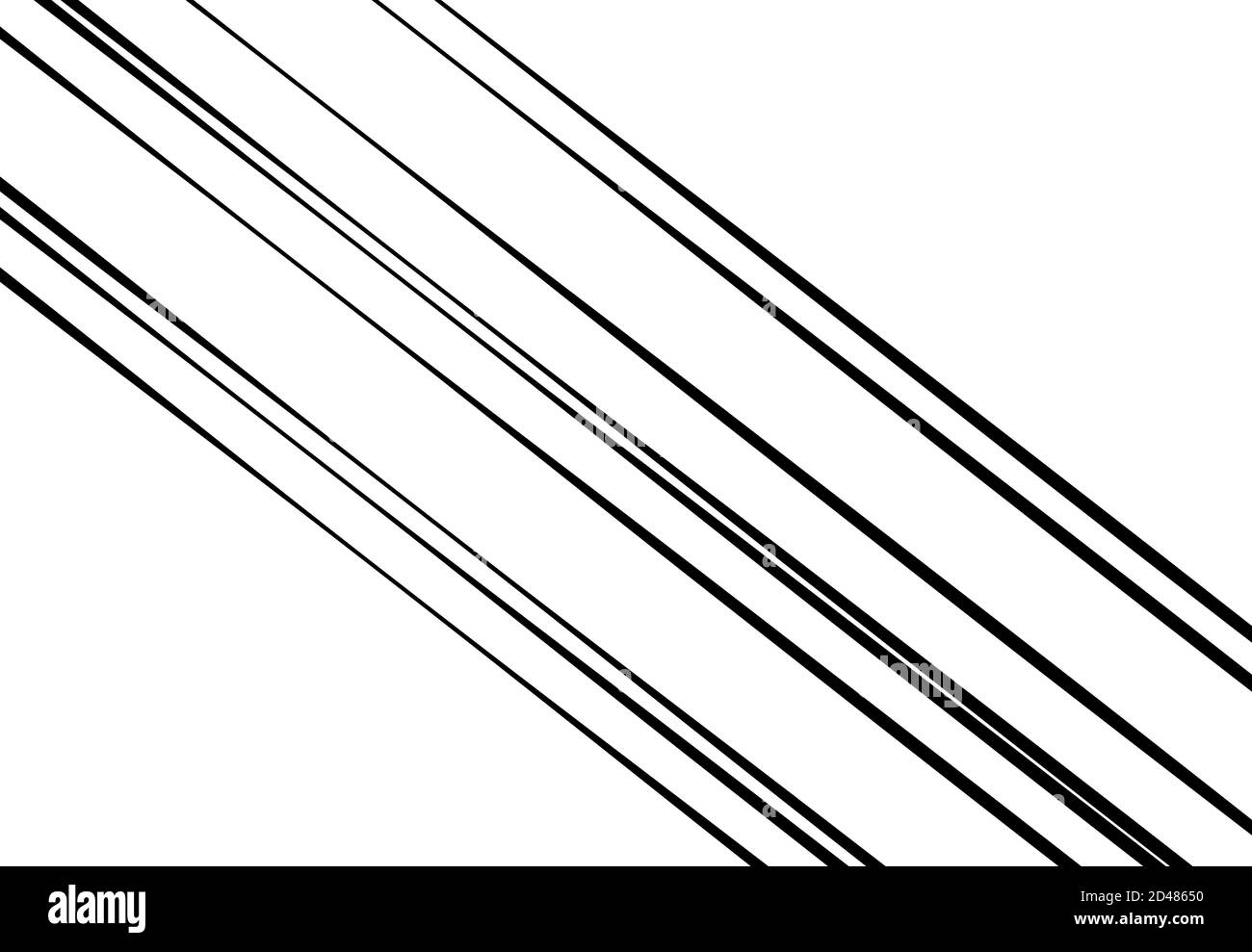 Slanted, oblique dynamic lines, stripes abstract illustration Stock ...