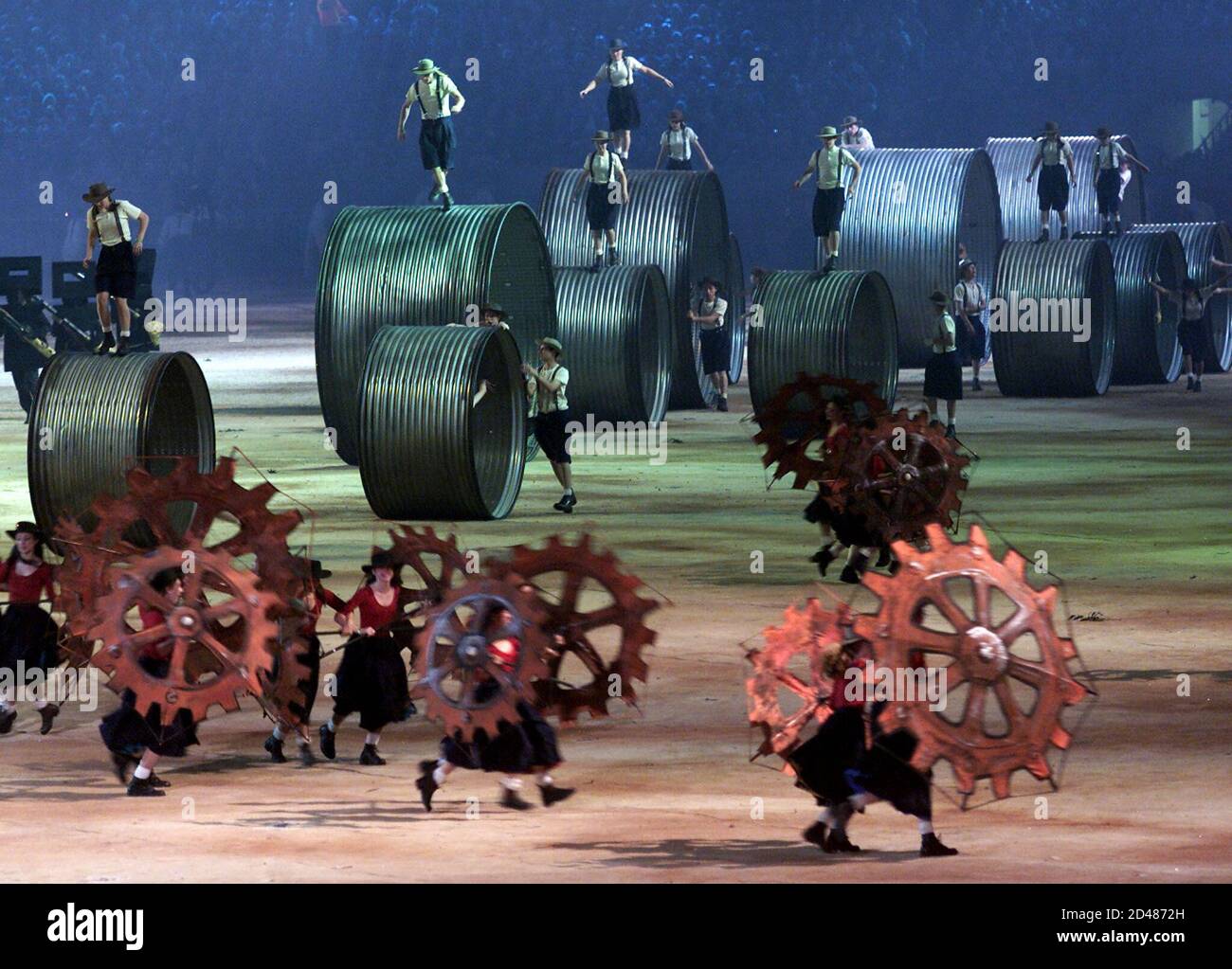 Sydney for the opening ceremony of the 2000 olympic games hi-res stock ...