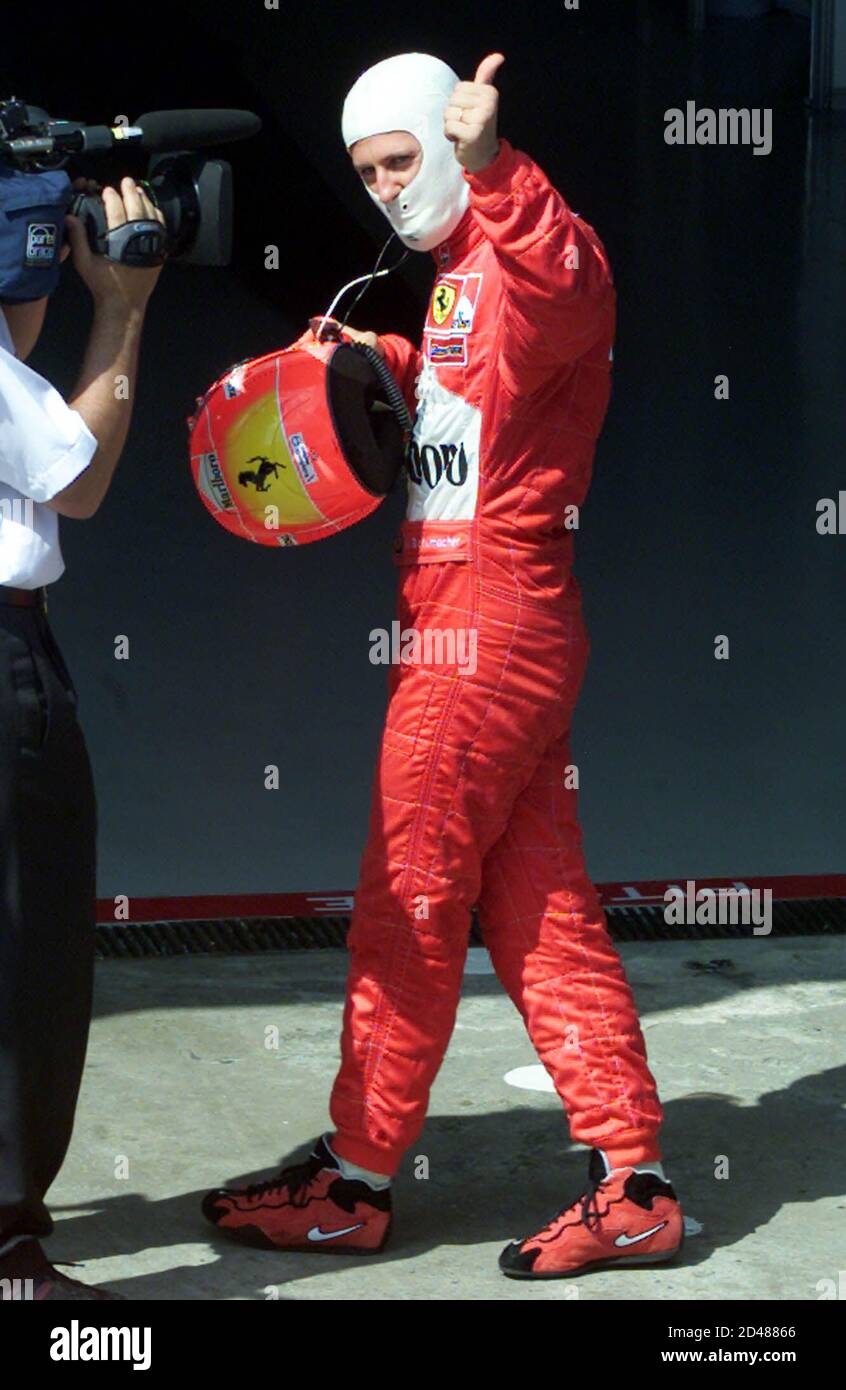 Race driver thumbs up after hi-res stock photography and images - Alamy