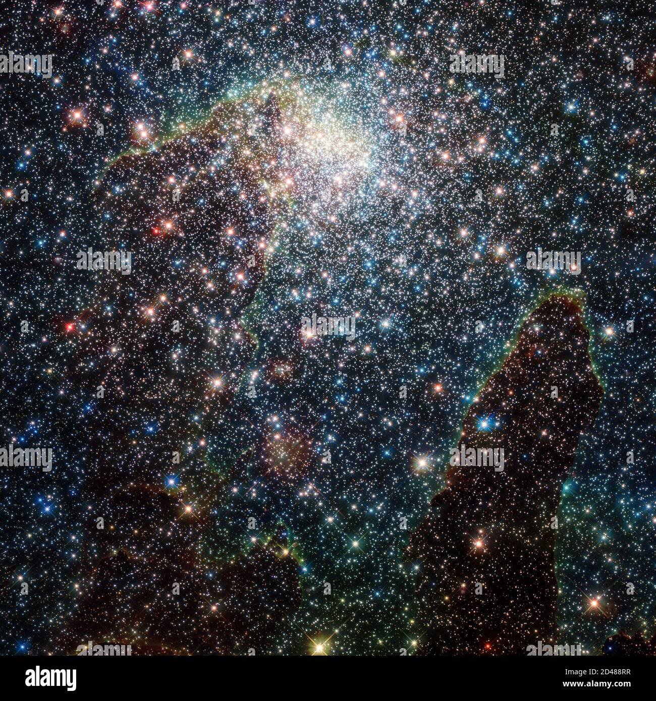 Galaxy stars. Elements of this image furnished by NASA Stock Photo - Alamy