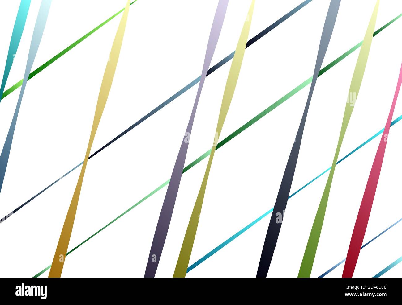Random colorful diagonal, oblique lines with gradient fill. Scattered ...