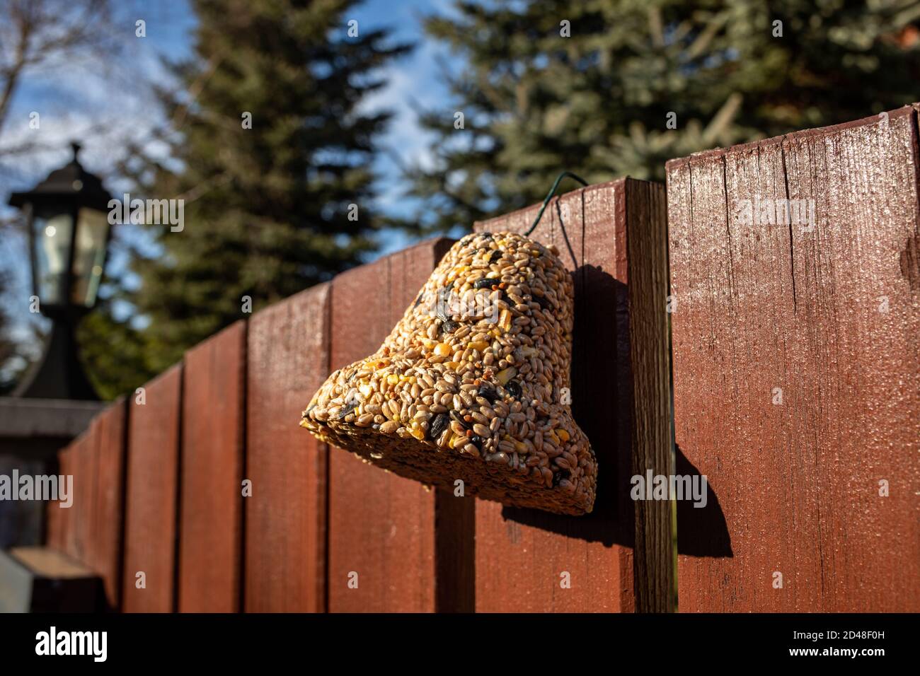 Bell from various grains, a delicacy for all the birds in the garden ...