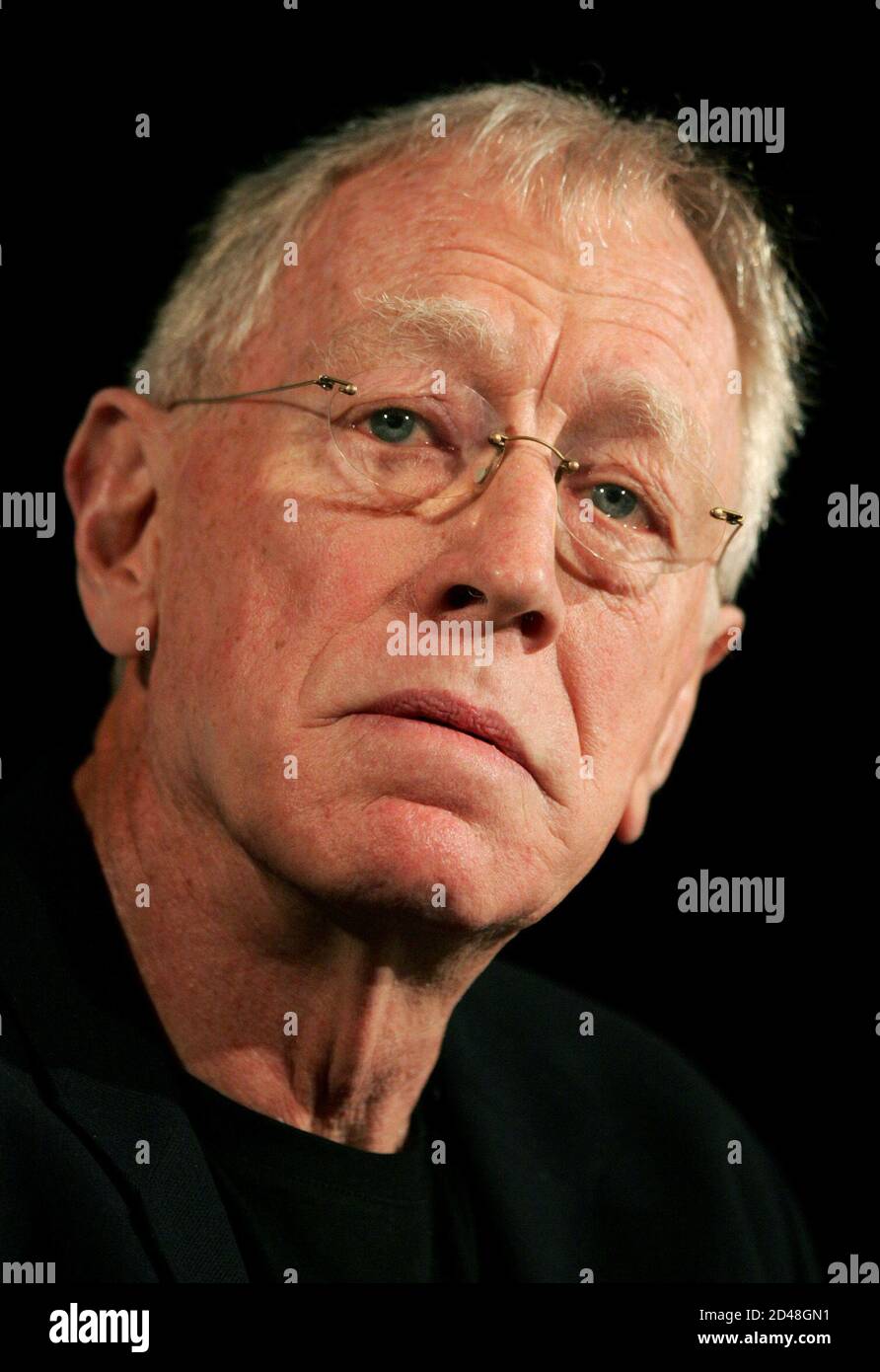 Swedish Actor Max Von Sydow High Resolution Stock Photography and ...