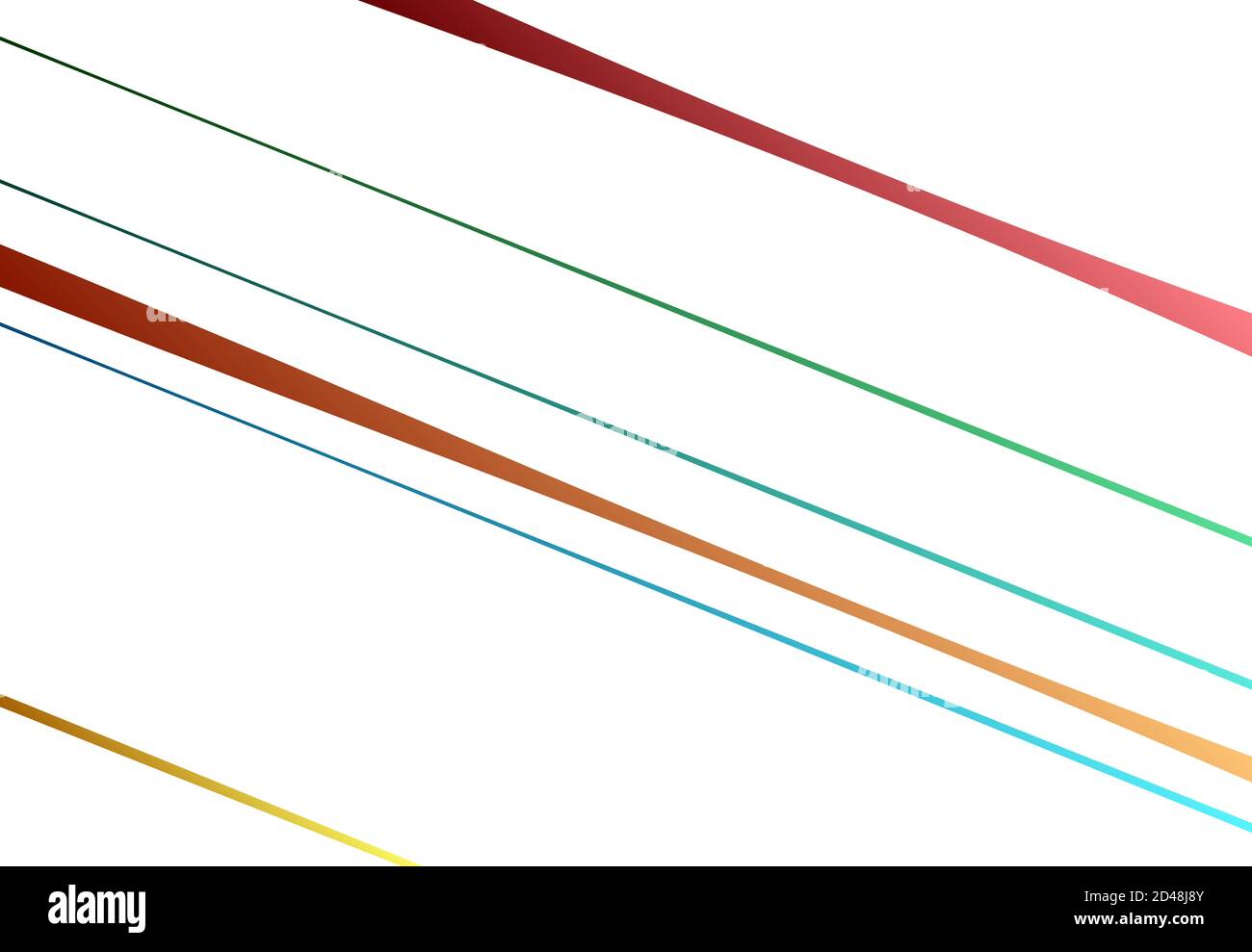 Random colorful diagonal, oblique lines with gradient fill. Scattered ...
