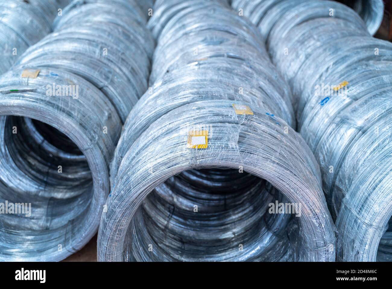 Wire for making steel wire mesh for construction work in warehouse ...