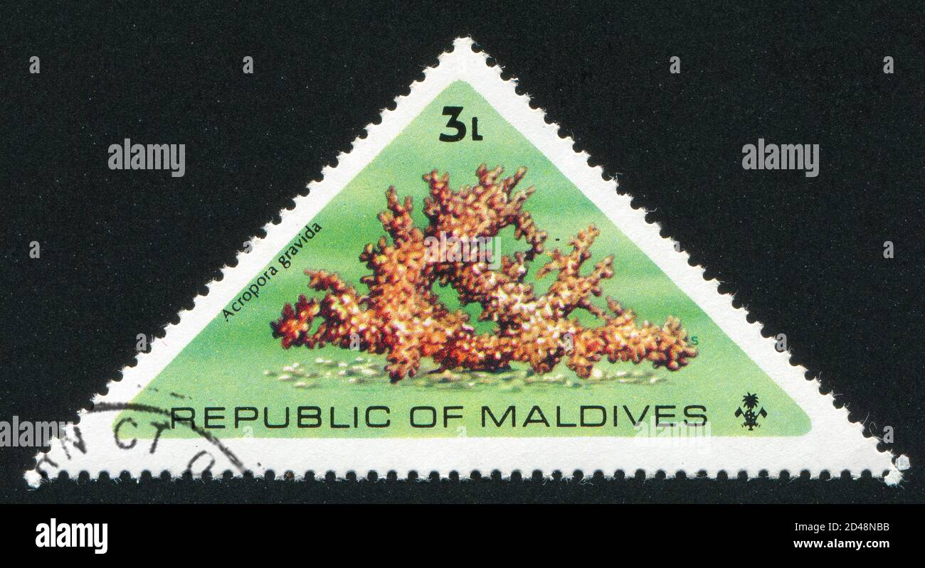 Postage stamp maldives islands hi-res stock photography and images - Alamy