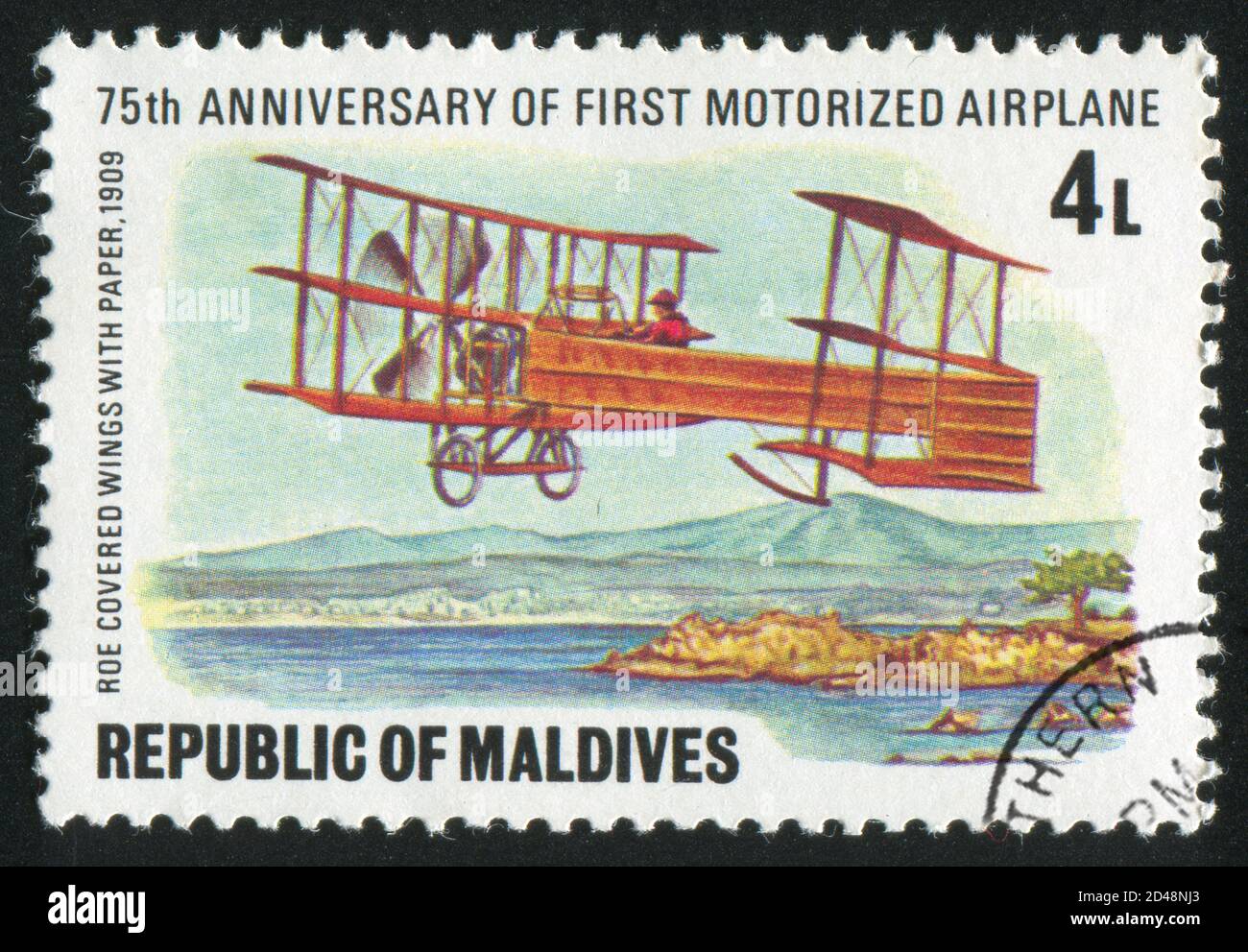 Postage stamp maldive islands hi-res stock photography and images - Alamy