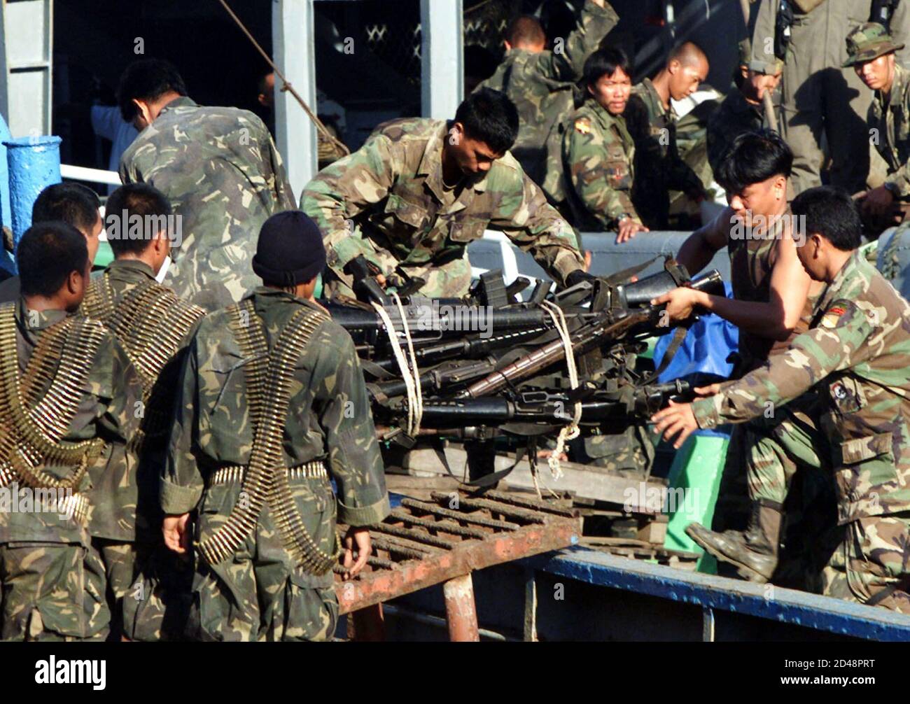 U s filipino troops hi-res stock photography and images - Alamy