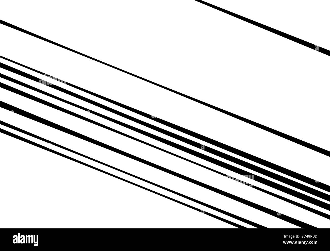 Slanted, oblique dynamic lines, stripes abstract illustration Stock ...