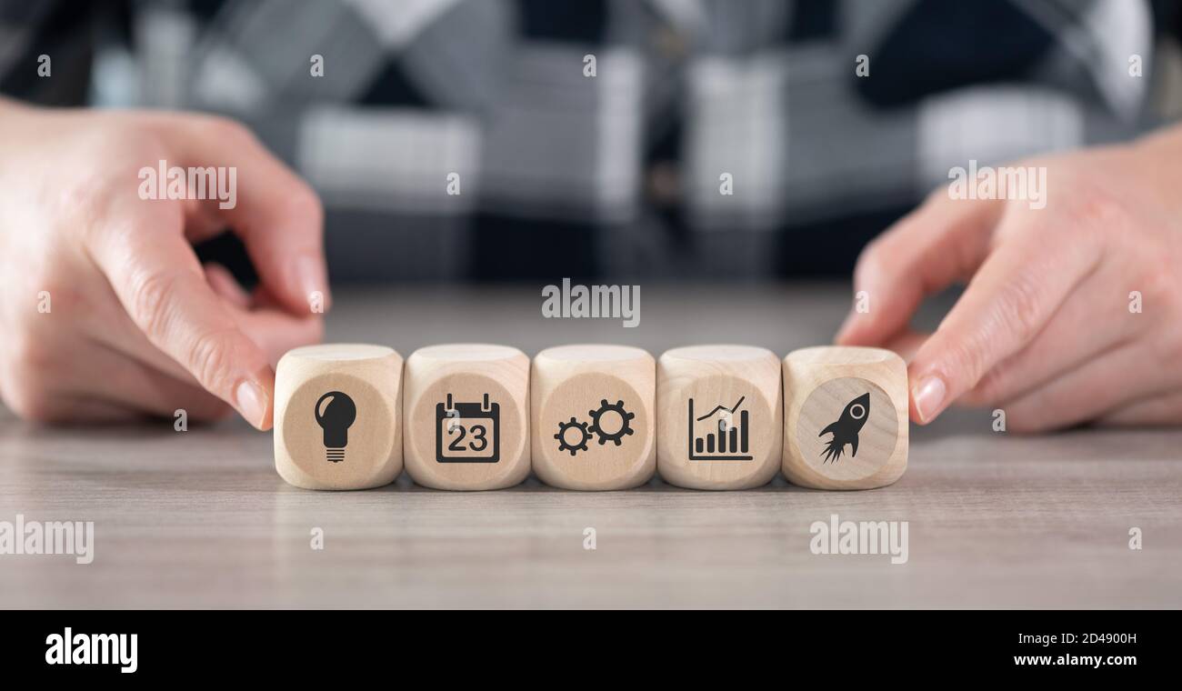 Project Management Icons High Resolution Stock Photography and Images ...