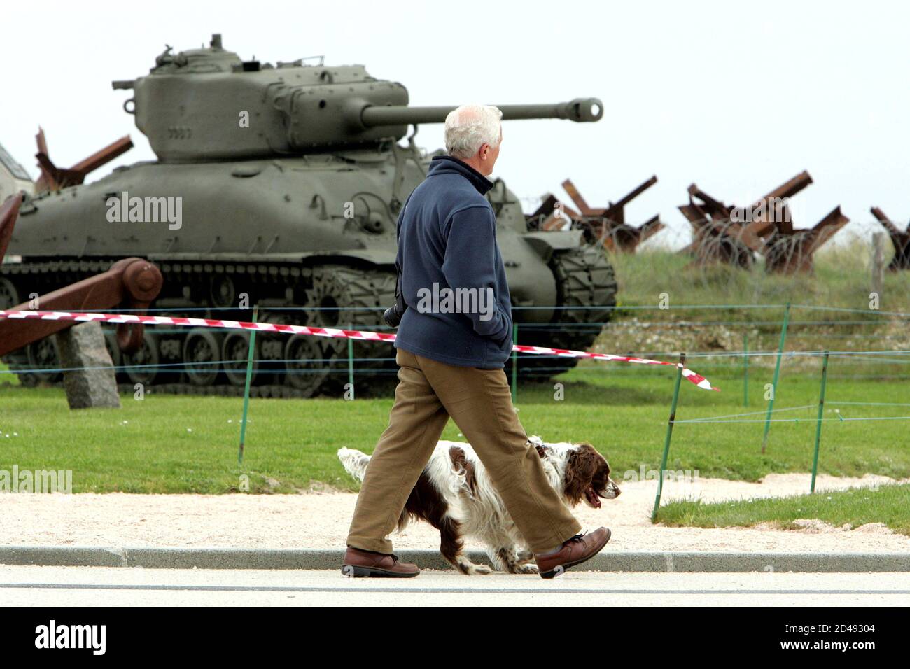 World War Two Tank Traps High Resolution Stock Photography and Images ...