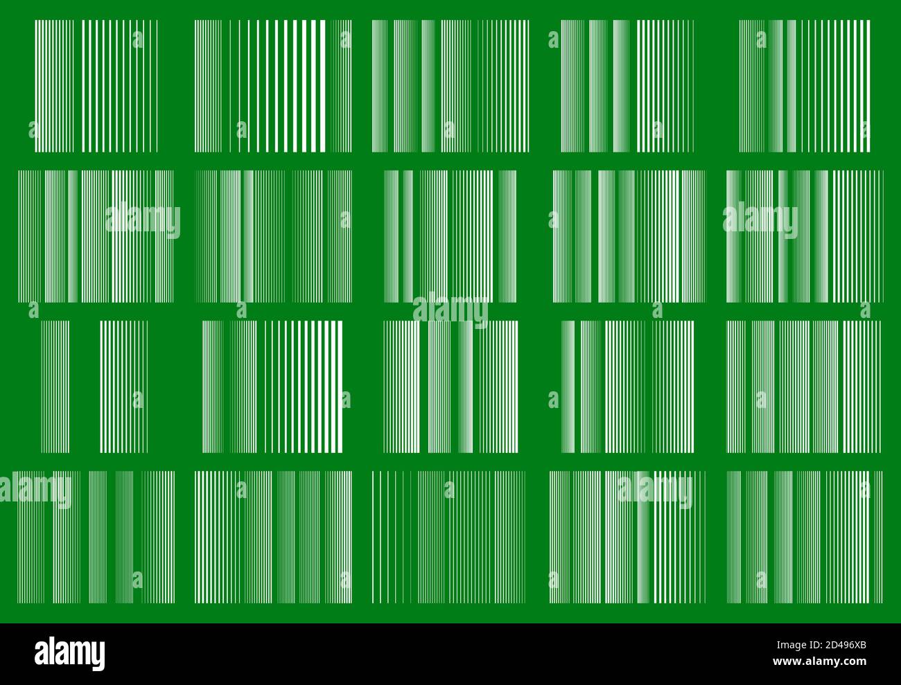Halftone vertical straight, parallel and random lines, stripes pattern ...