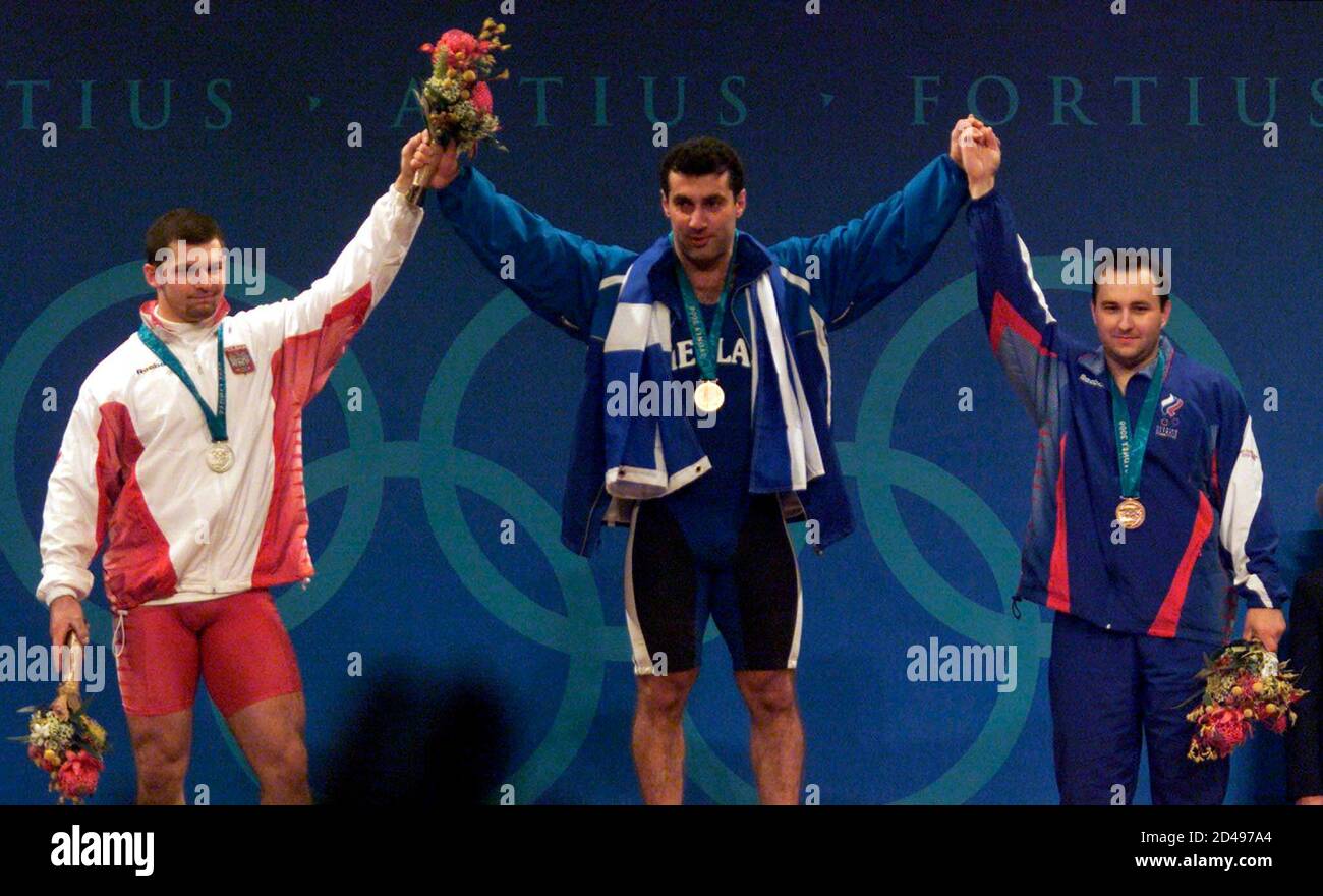 Sydney 2000 olympic gold medal podium hi-res stock photography and ...