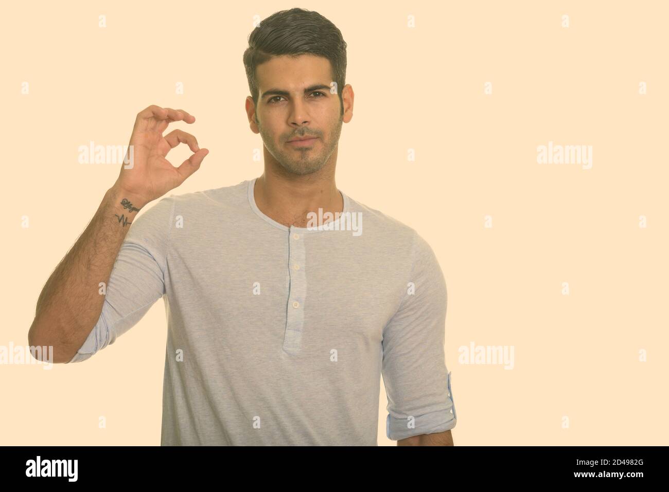 Man ok sign retro hi-res stock photography and images - Alamy