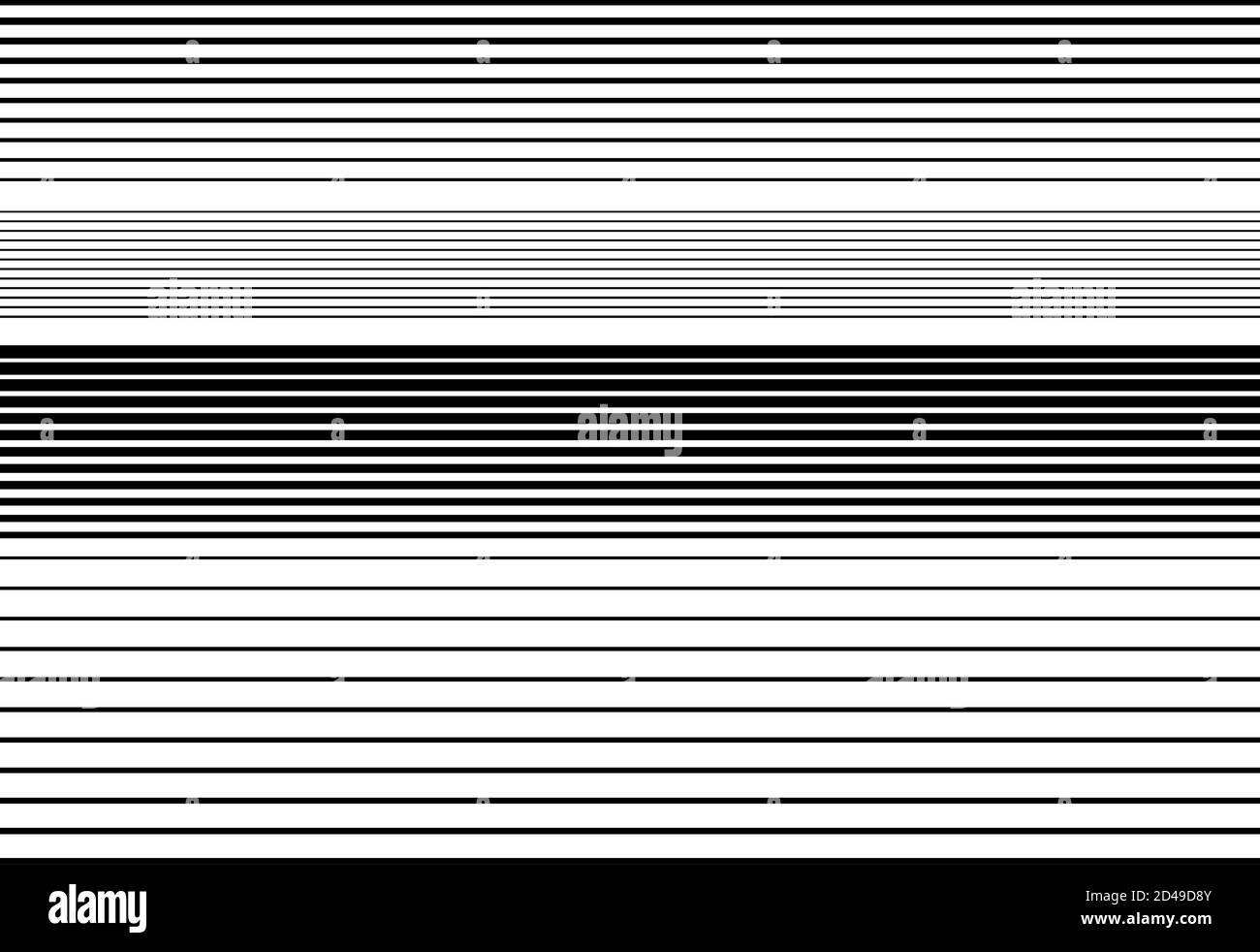 Halftone random horizontal straight parallel lines, stripes pattern and ...
