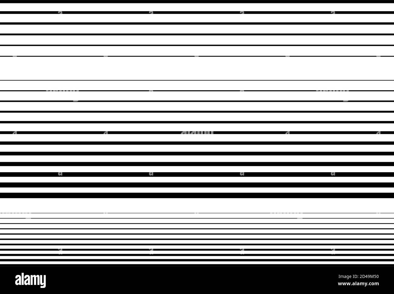 Halftone random horizontal straight parallel lines, stripes pattern and ...
