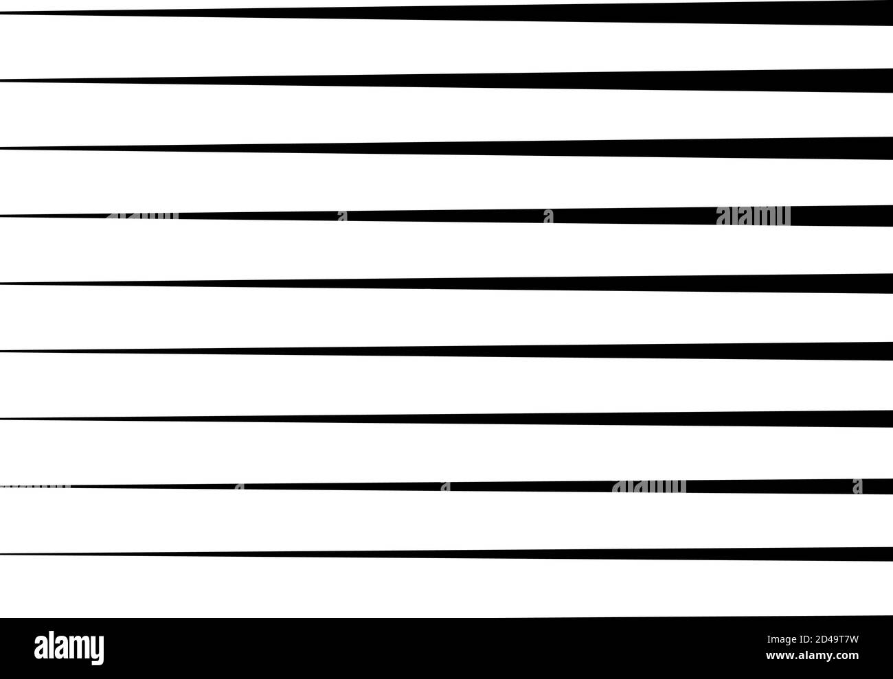 Halftone random horizontal straight parallel lines, stripes pattern and ...