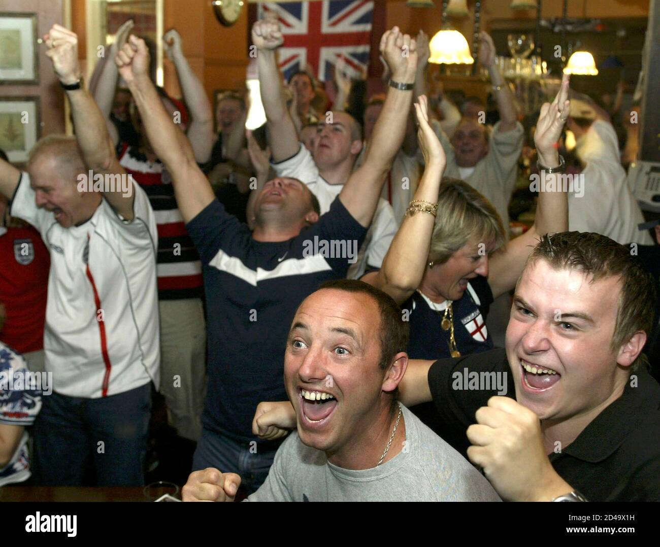 Michael owen fans hi-res stock photography and images - Alamy