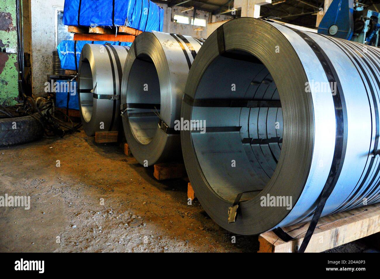 The steel industrial products Stock Photo - Alamy