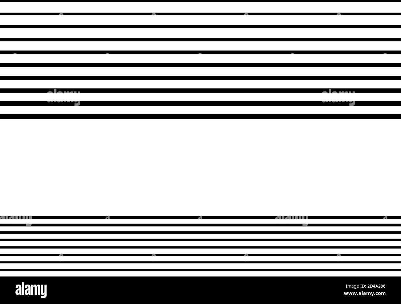 Halftone random horizontal straight parallel lines, stripes pattern and ...