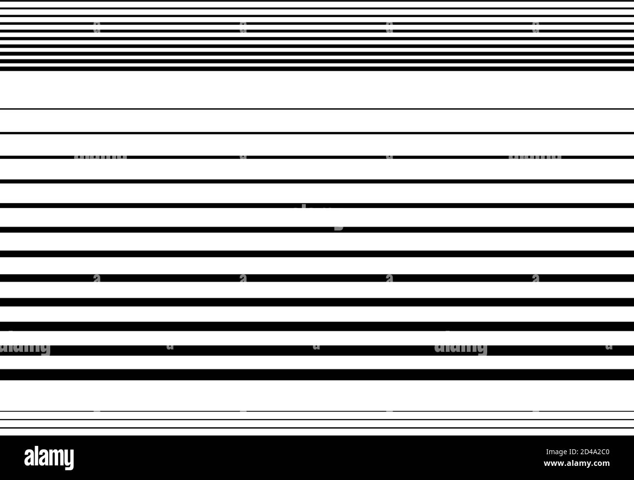 Halftone random horizontal straight parallel lines, stripes pattern and ...