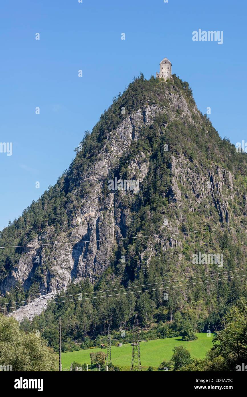 Zams castle kronburg austria tirol hi-res stock photography and images ...