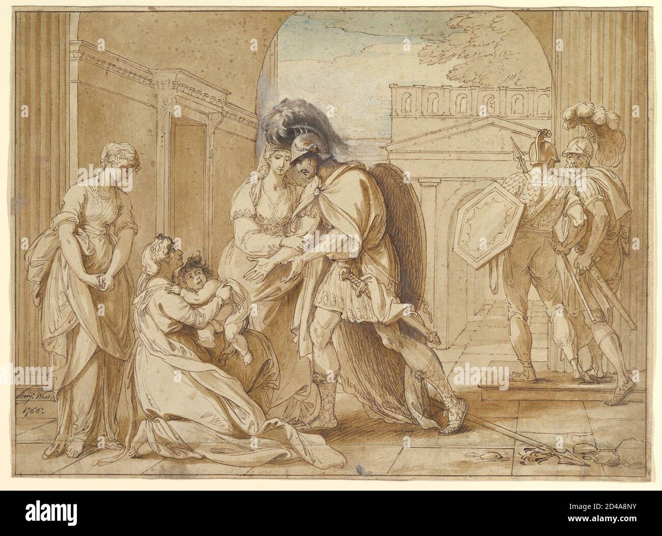 Andromache engraving hi-res stock photography and images - Alamy