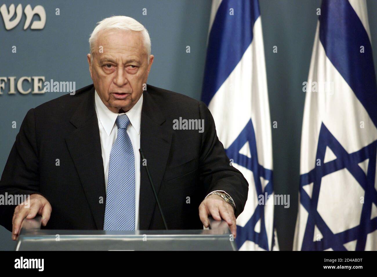 Ariel sharon prime minister hi-res stock photography and images - Alamy