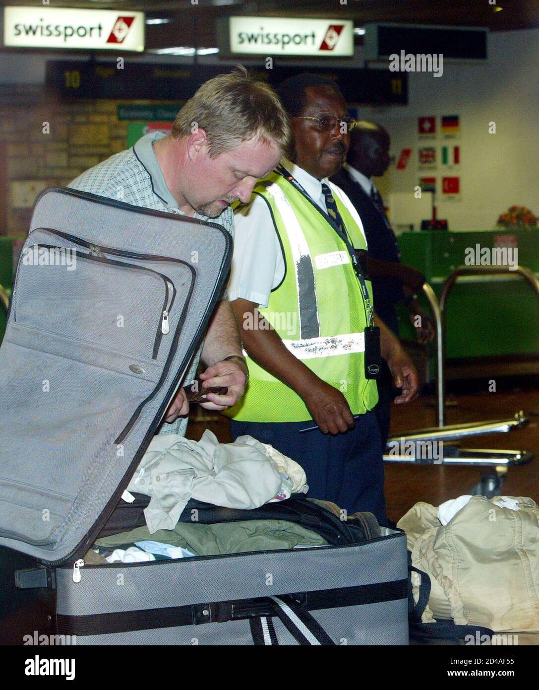 Security check airport kenya hi-res stock photography and images - Alamy