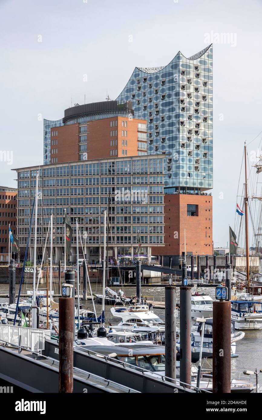 The Elbphilharmonie is a concert hall in the HafenCity quarter of ...