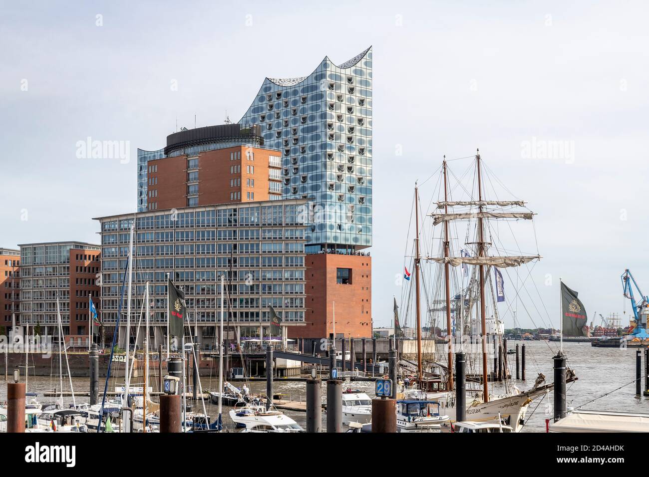 The Elbphilharmonie is a concert hall in the HafenCity quarter of ...