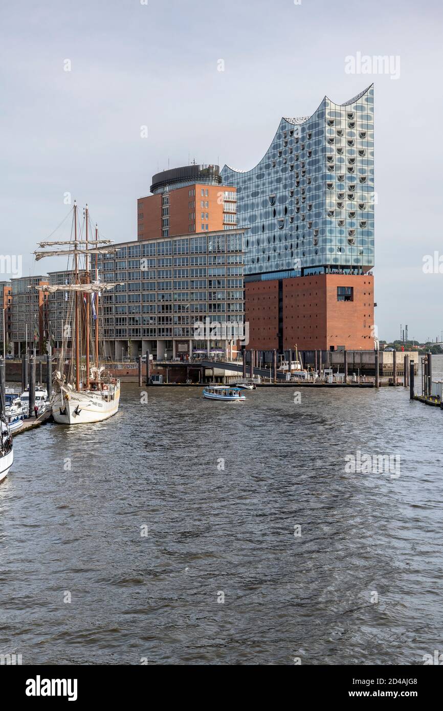 The Elbphilharmonie is a concert hall in the HafenCity quarter of ...