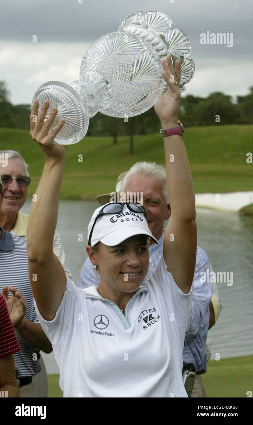 Annika sorenstam trophy hi-res stock photography and images - Alamy