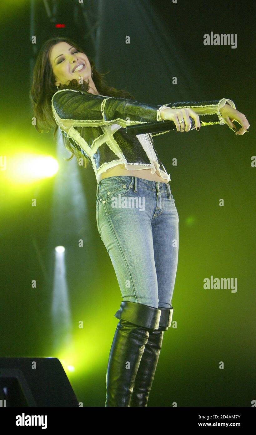 Lebanese Singer Nancy Ajram High Resolution Stock Photography and ...