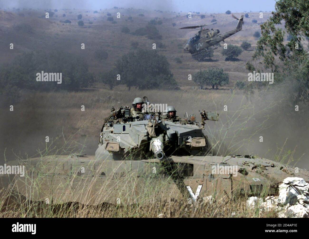 Golan heights israel israeli merkava hi-res stock photography and ...