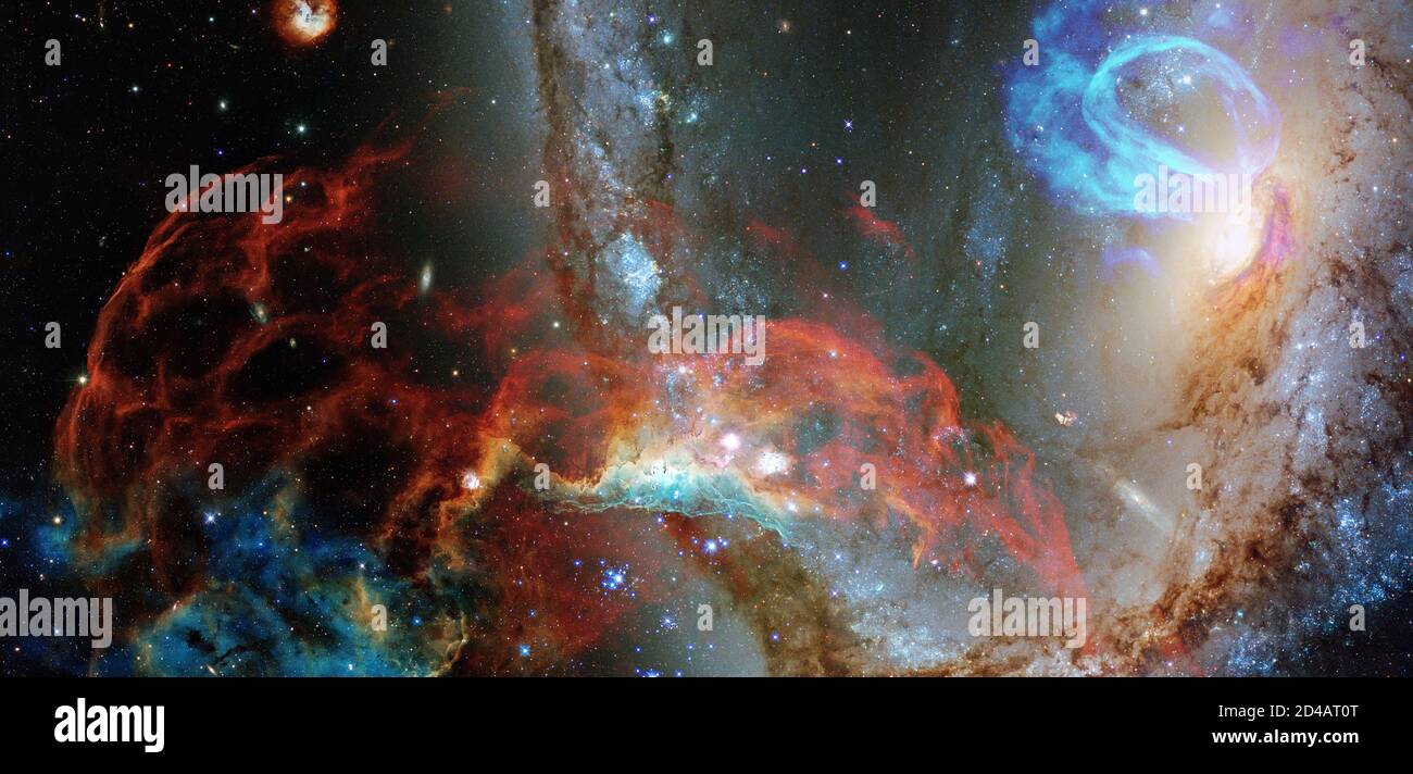 Spiral Galaxy. Elements of this image furnished by NASA Stock Photo - Alamy