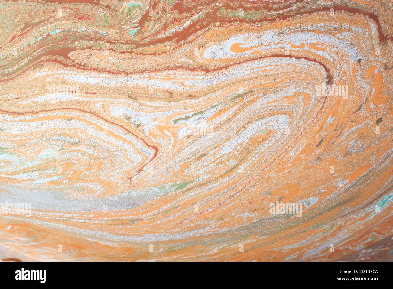 Illustration of an abstract oil painting with smudges and wavy patterns ...